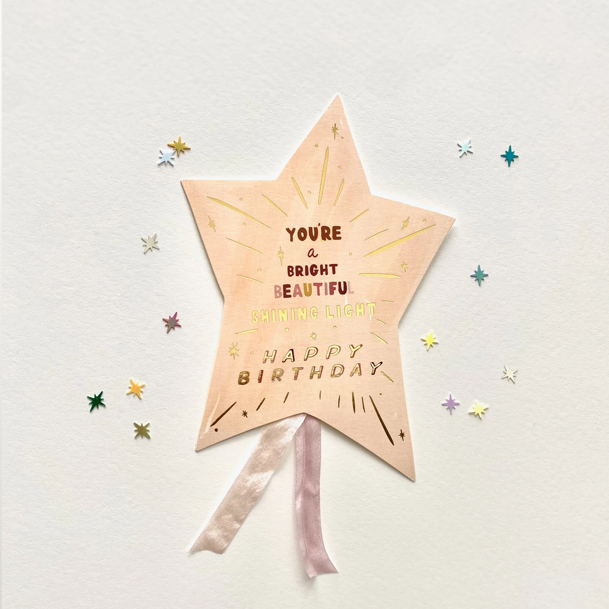 You Are A Shining Light Happy Birthday Greeting Card – Little Trends ...